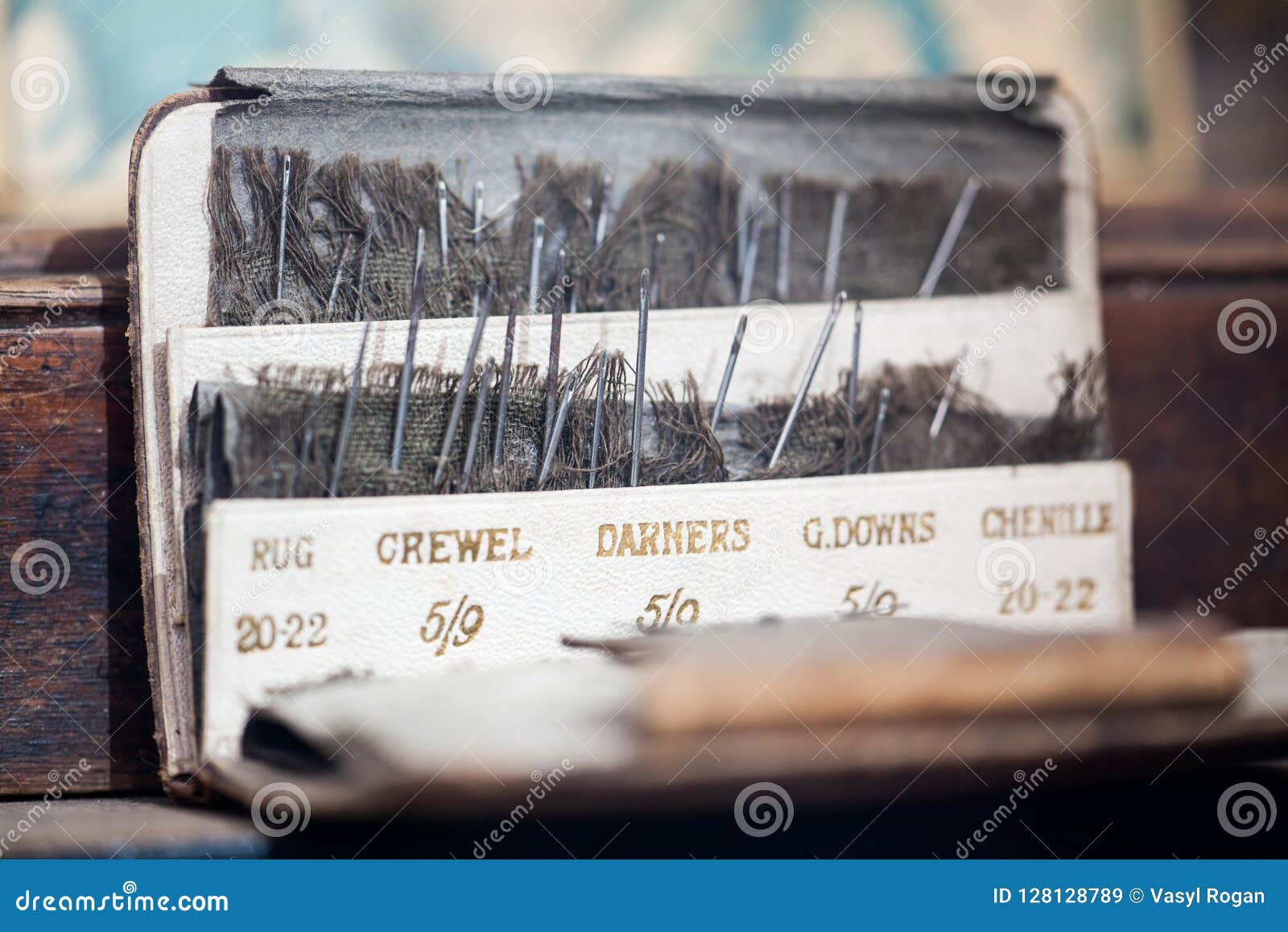 Old Sewing Needles. Vintage Stuff for Sewing. Stock Image - Image of ...