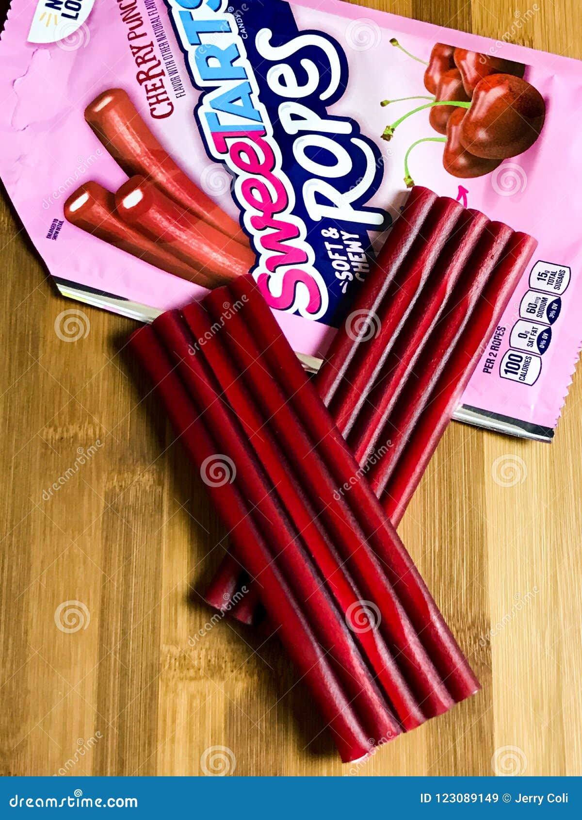 Package of Sweetarts Cherry Ropes Candy Editorial Stock Image - Image ...
