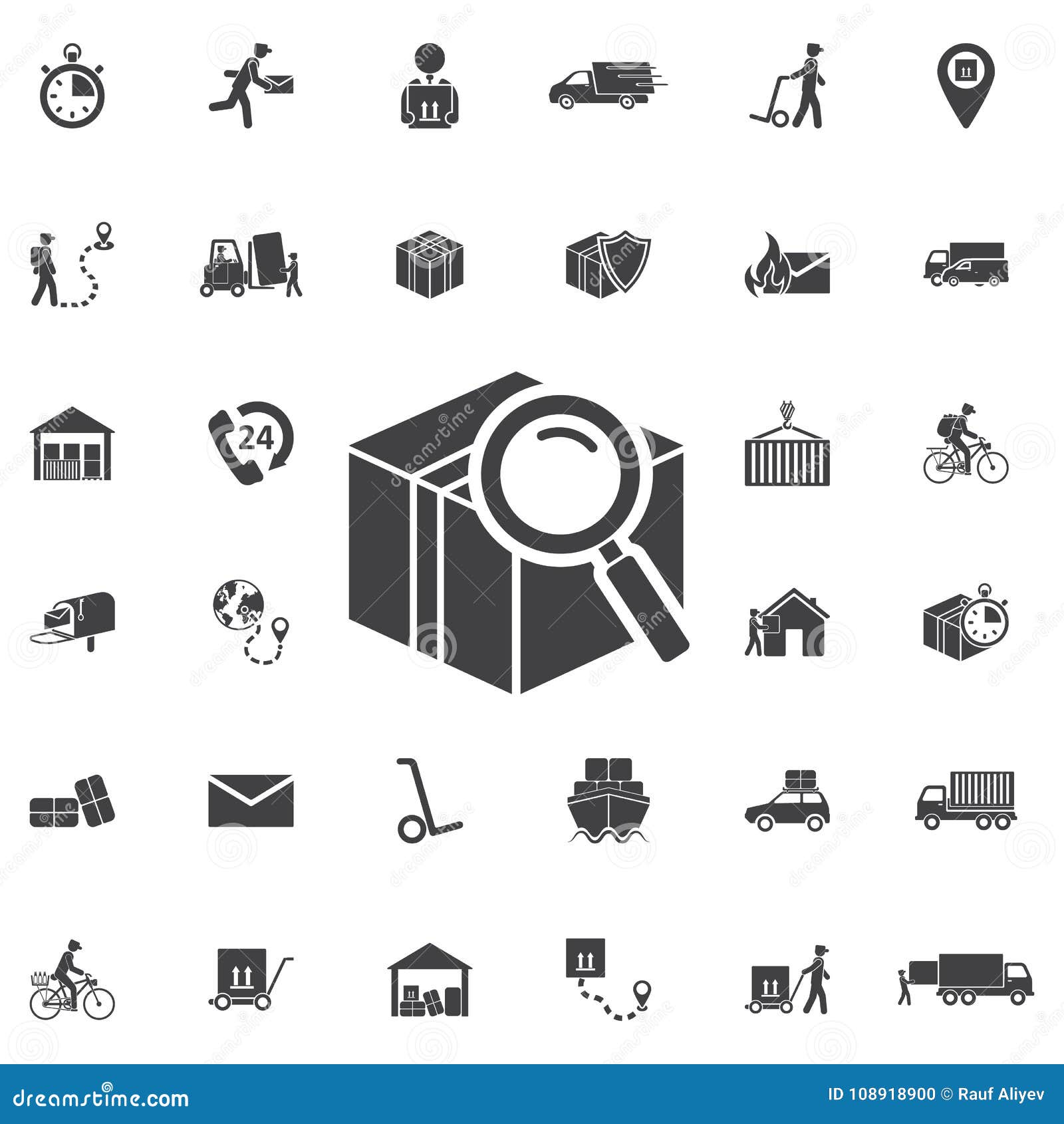 Package Tracking Icon. stock illustration. Illustration of pixel ...