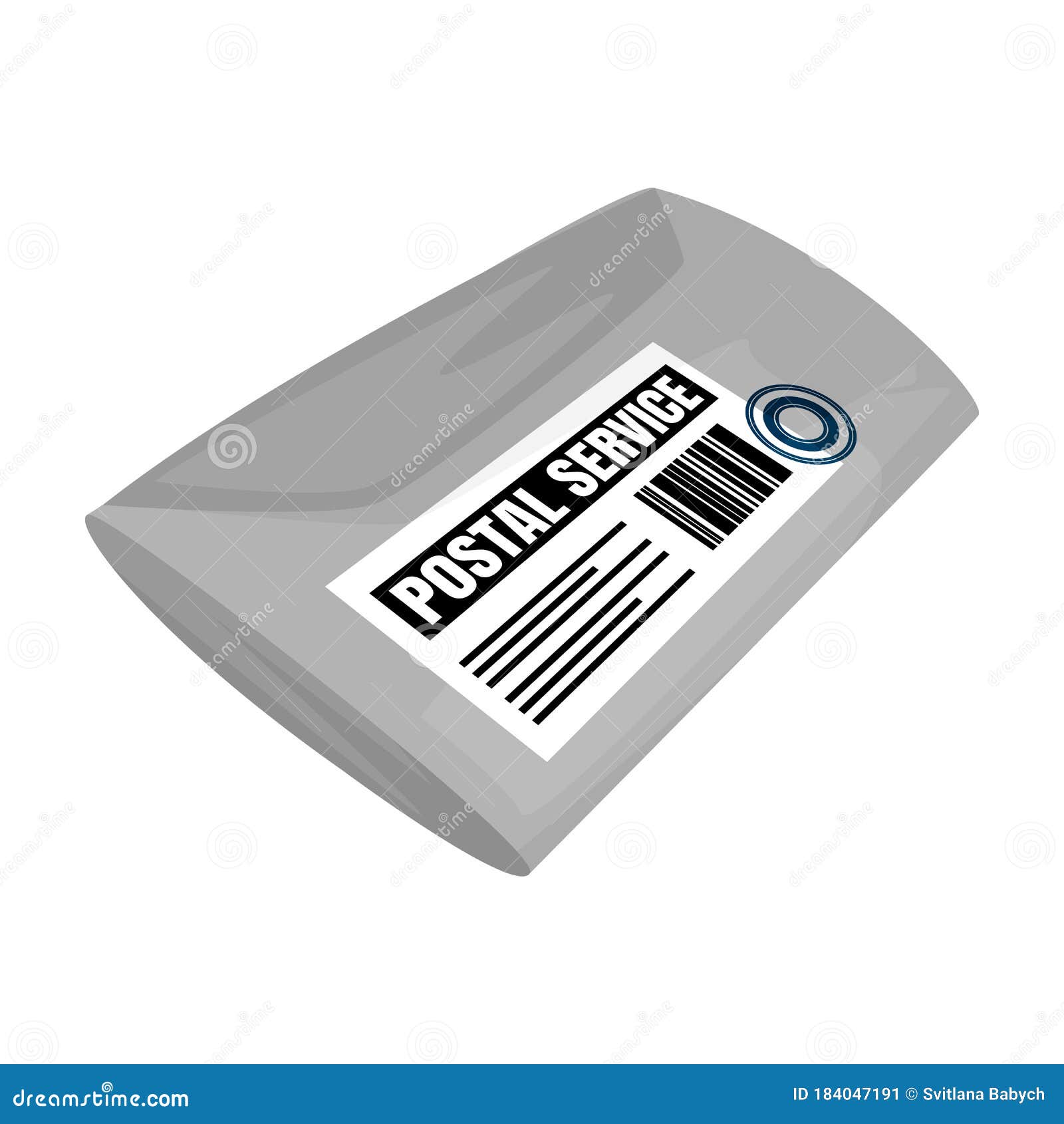 Package Vector Icon.Cartoon Vector Icon Isolated on White Background ...