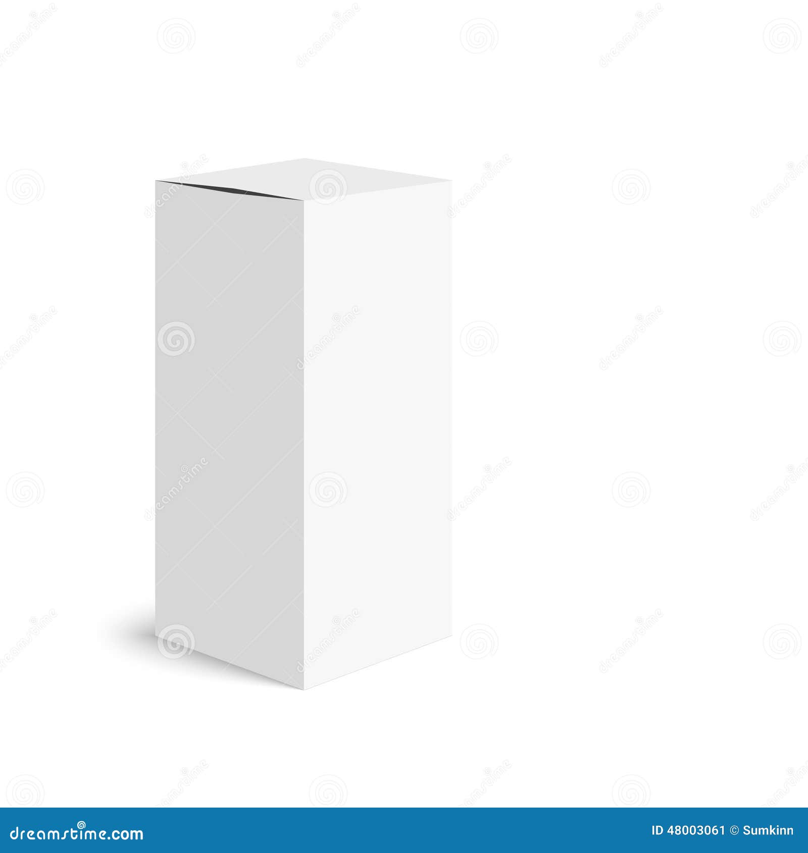 Package white box stock vector. Illustration of message - 48003061