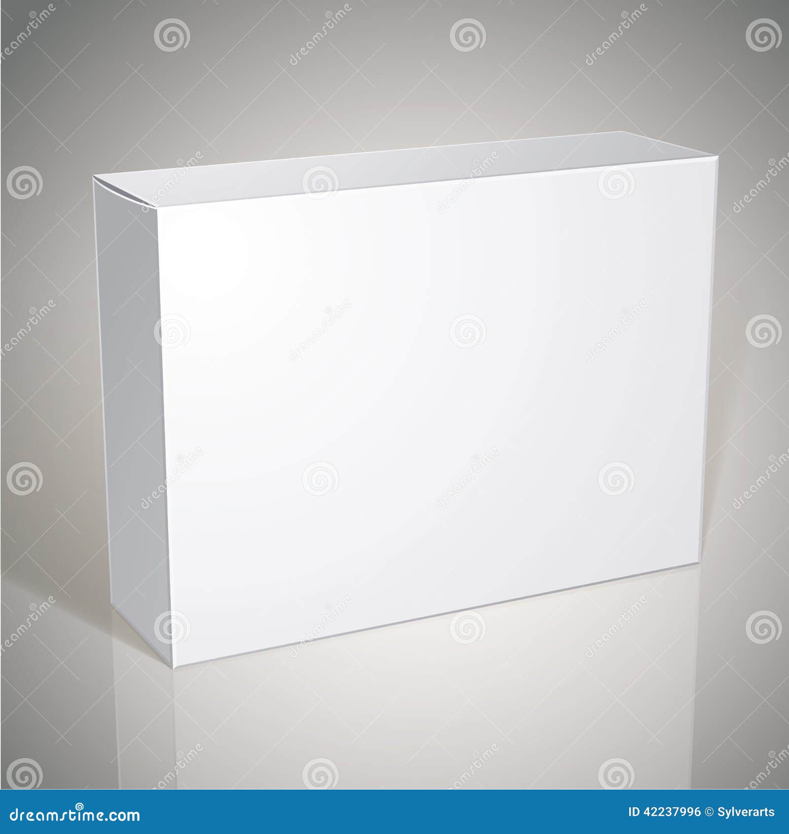 Package White Box Design, Template for Your Package Design, Put Stock ...