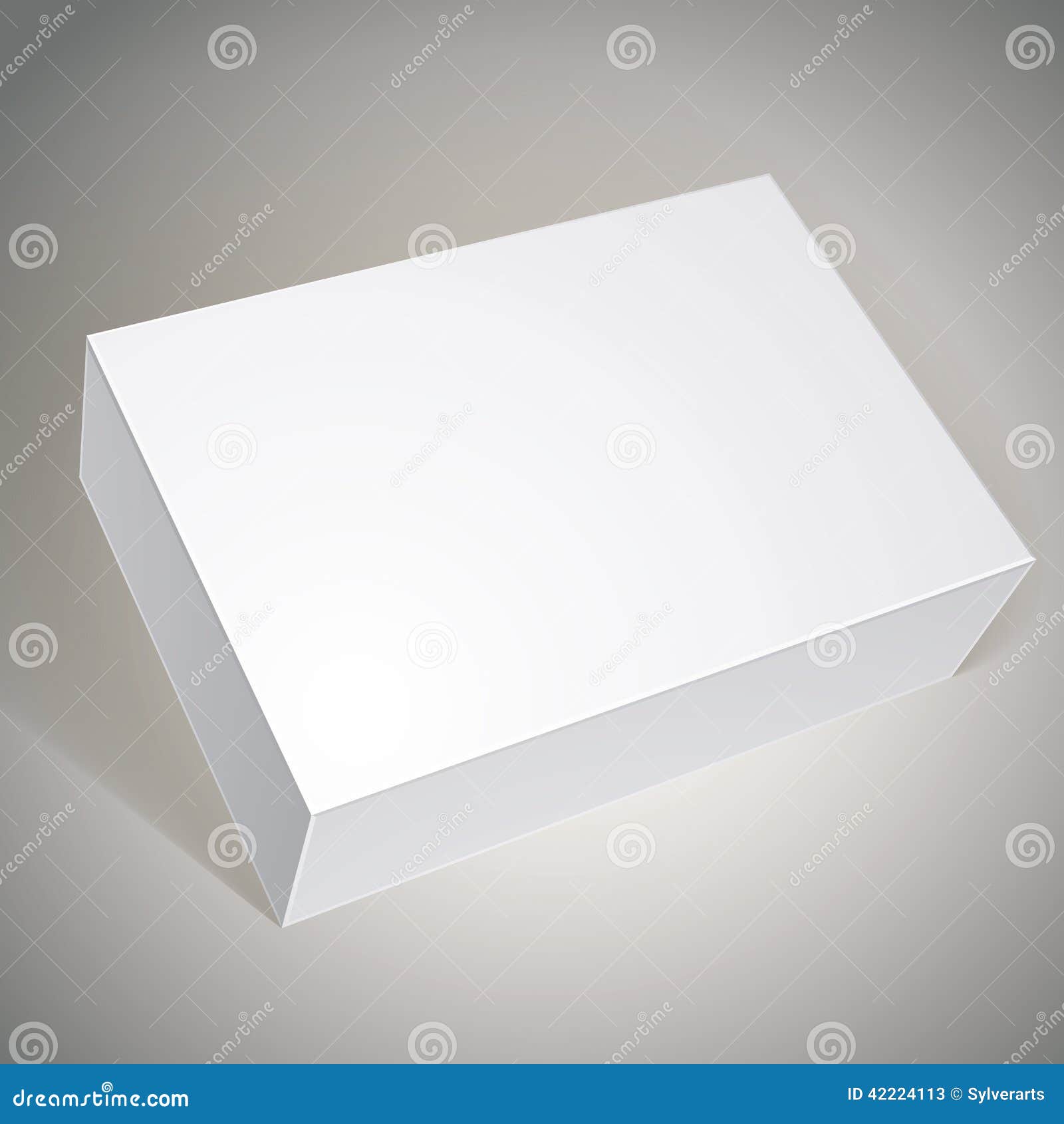 Package White Box Design, Template for Your Package Design, Put Stock ...