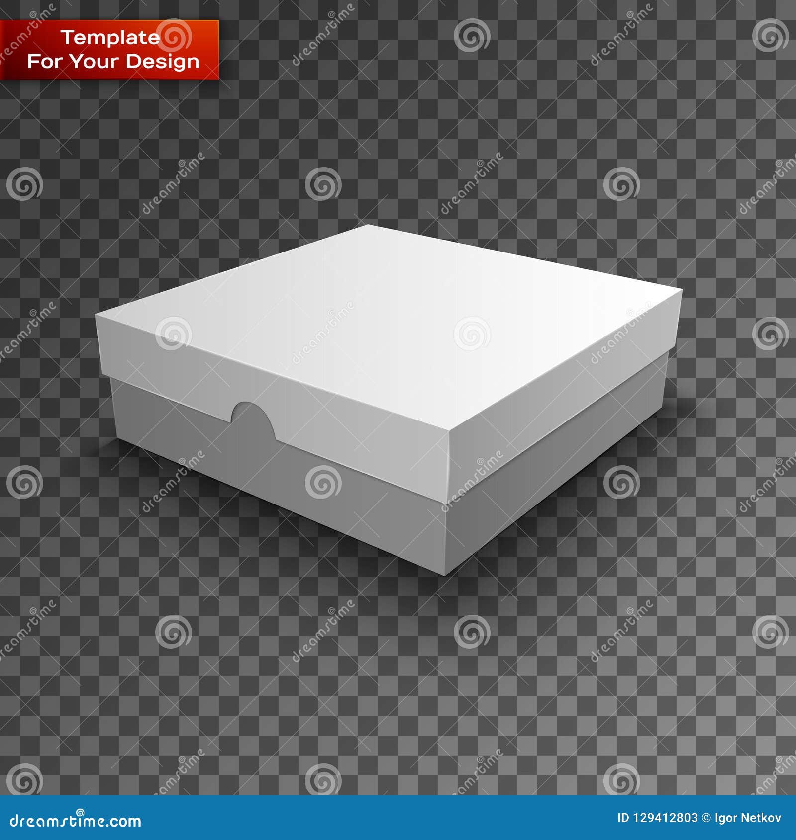Package white box design stock vector. Illustration of corporate ...