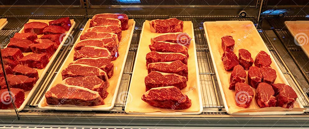 Packaged Beef on Display editorial image. Image of products - 183304710