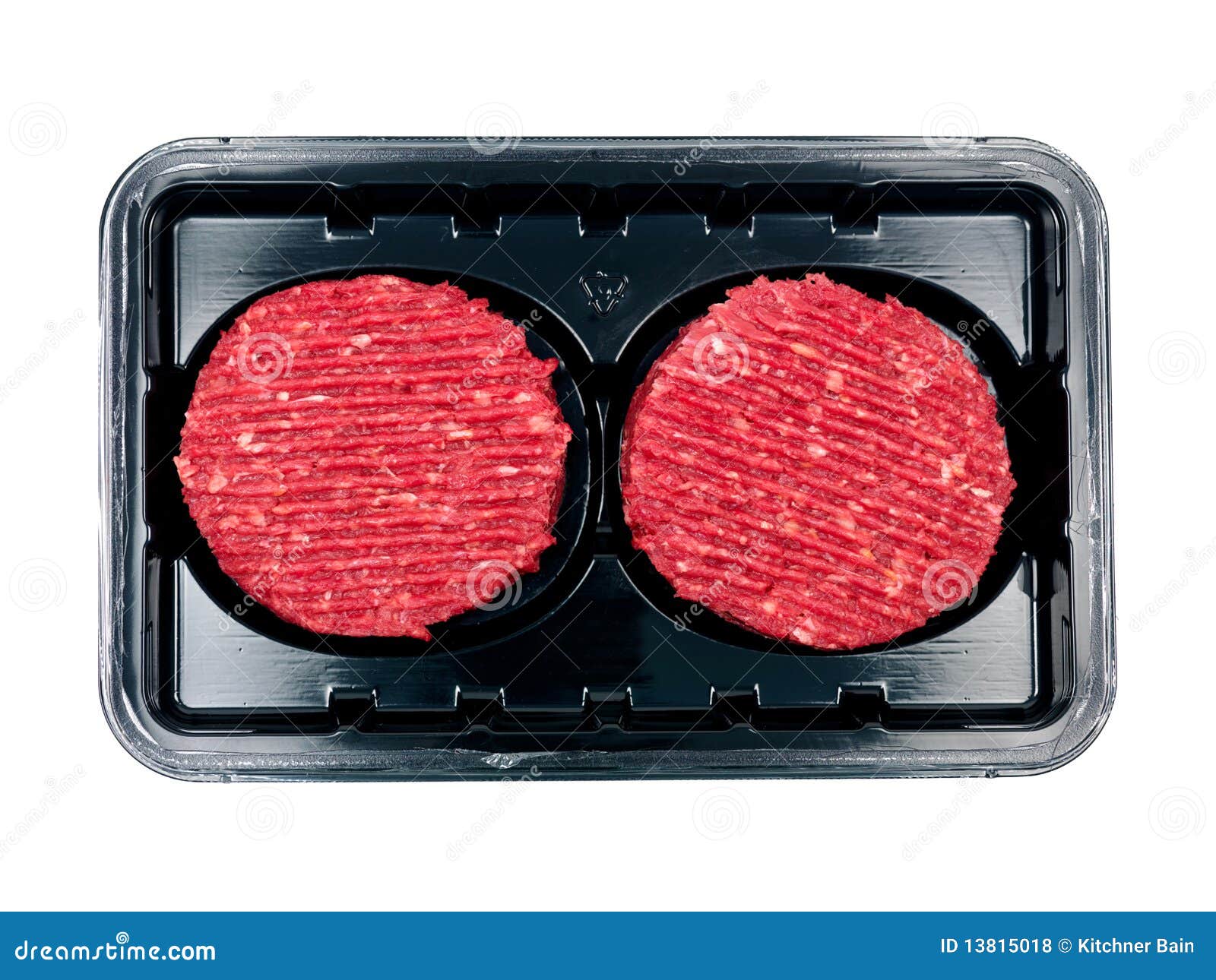 Packaged Beef Patties stock photo. Image of background - 13815018
