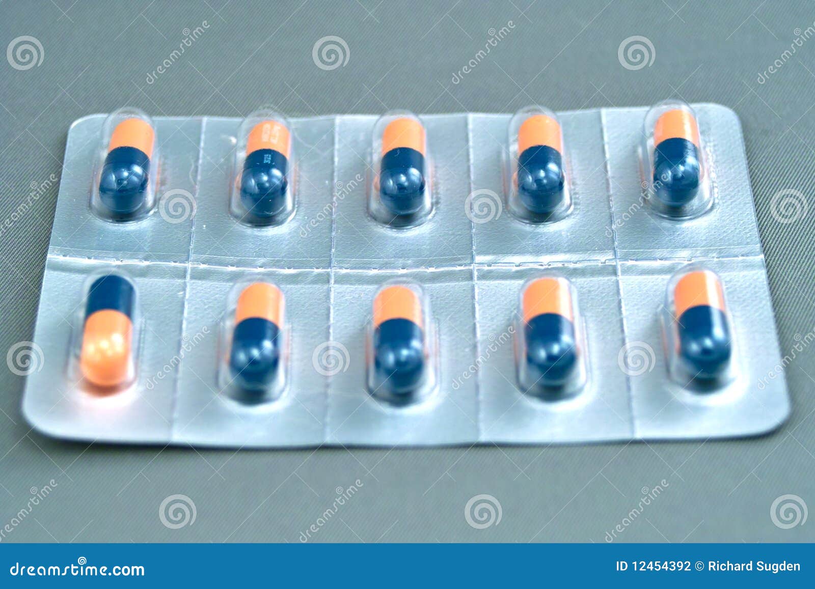 Packaged Capsules stock photo. Image of treatment, remedy - 12454392
