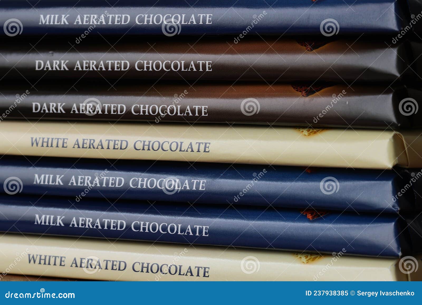 Packaged chocolate. stock image. Image of business, pencil - 237938385