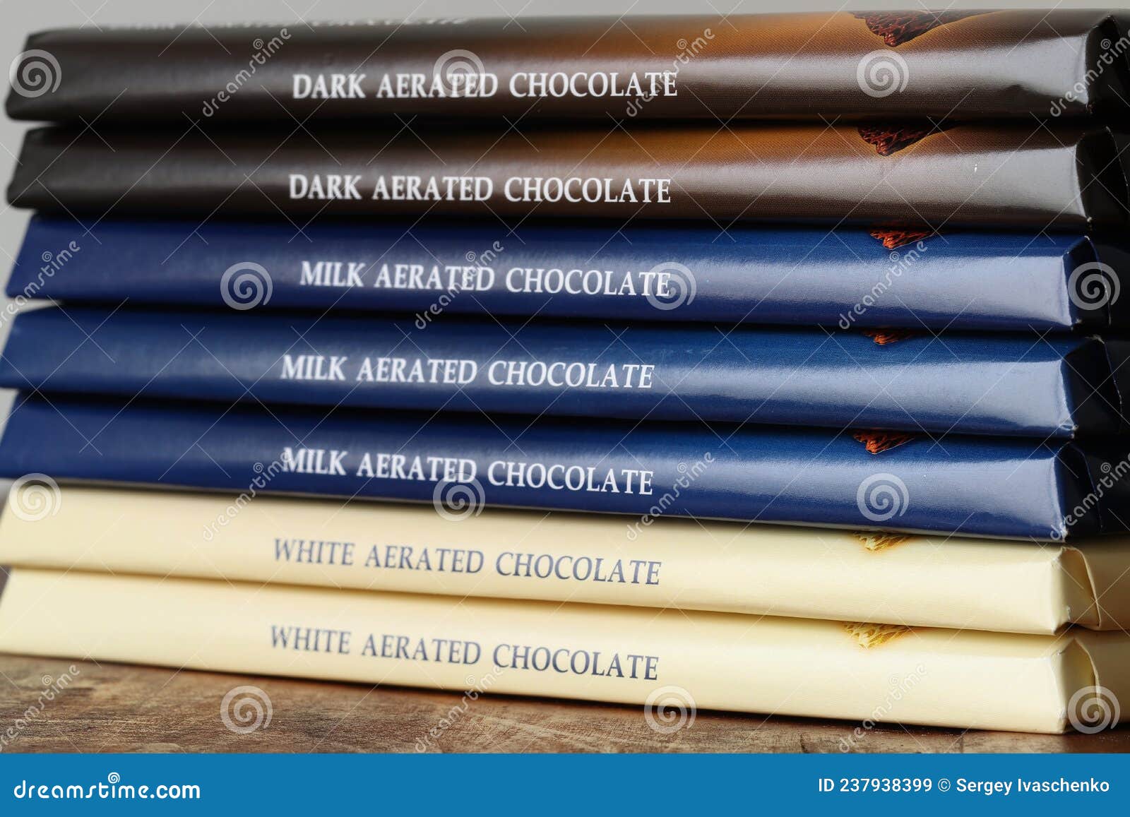 Packaged chocolate. stock image. Image of button, package - 237938399