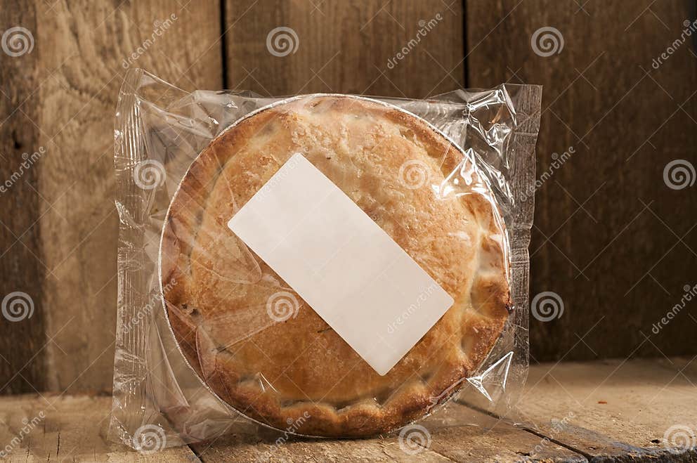 Packaged Cooked Pie stock photo. Image of cornish, crust - 68654406