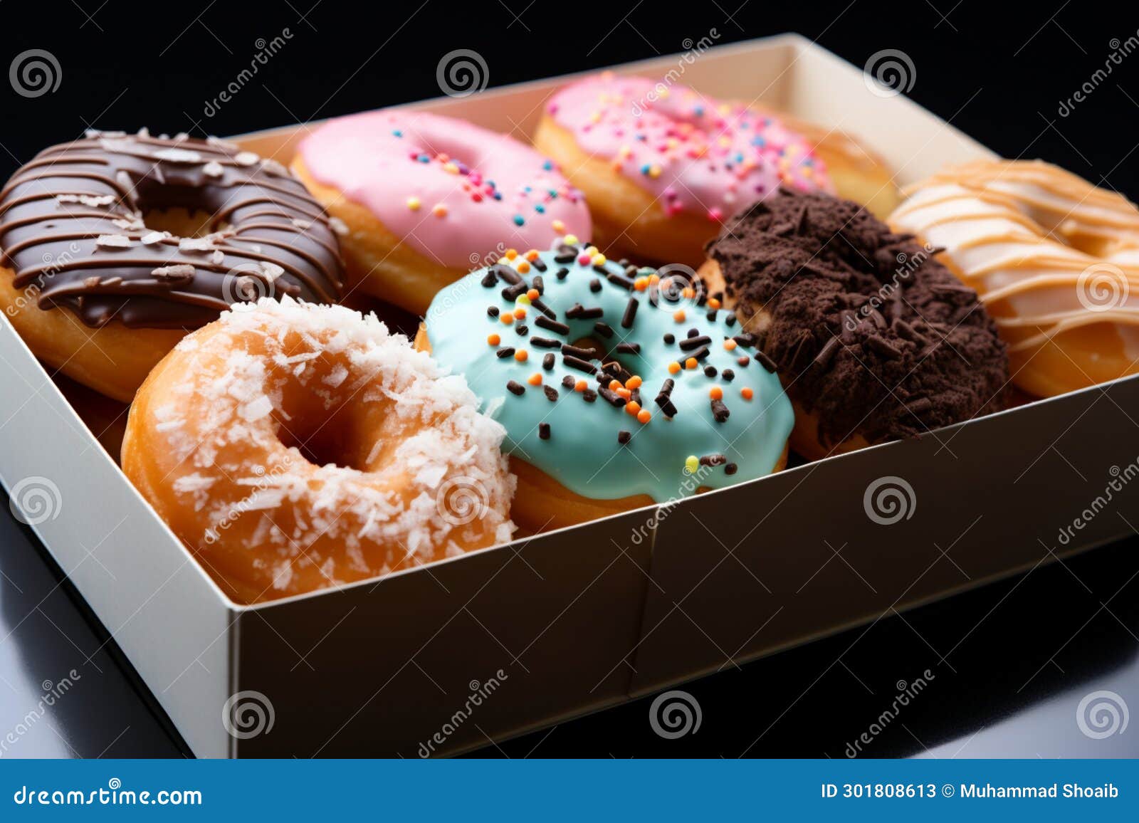 Packaged Donuts Edited for Delectable Presentation and Indulgent Appeal ...