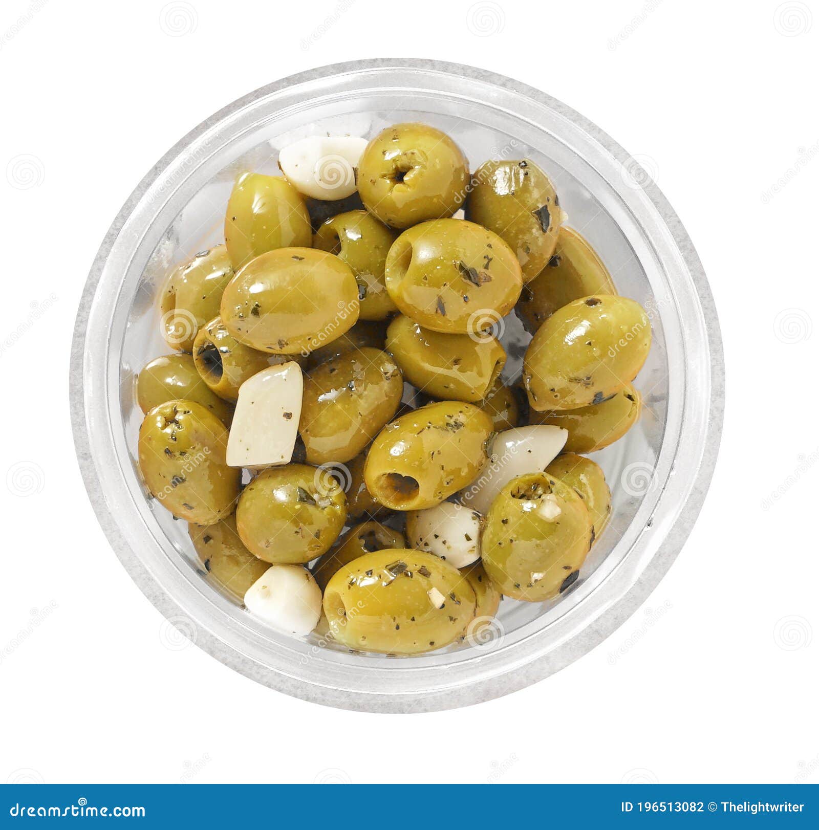 Packaged Olives in a Studio Setting, Isolated on White Stock Photo ...