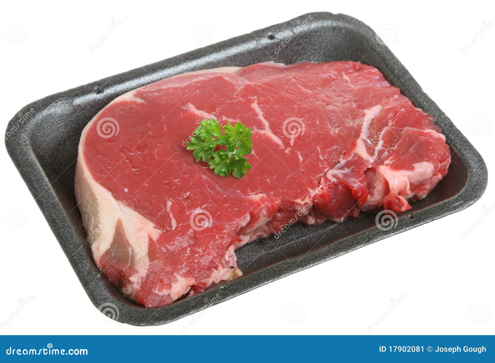 Packaged Sirloin Steak stock image. Image of sirloin - 17902081