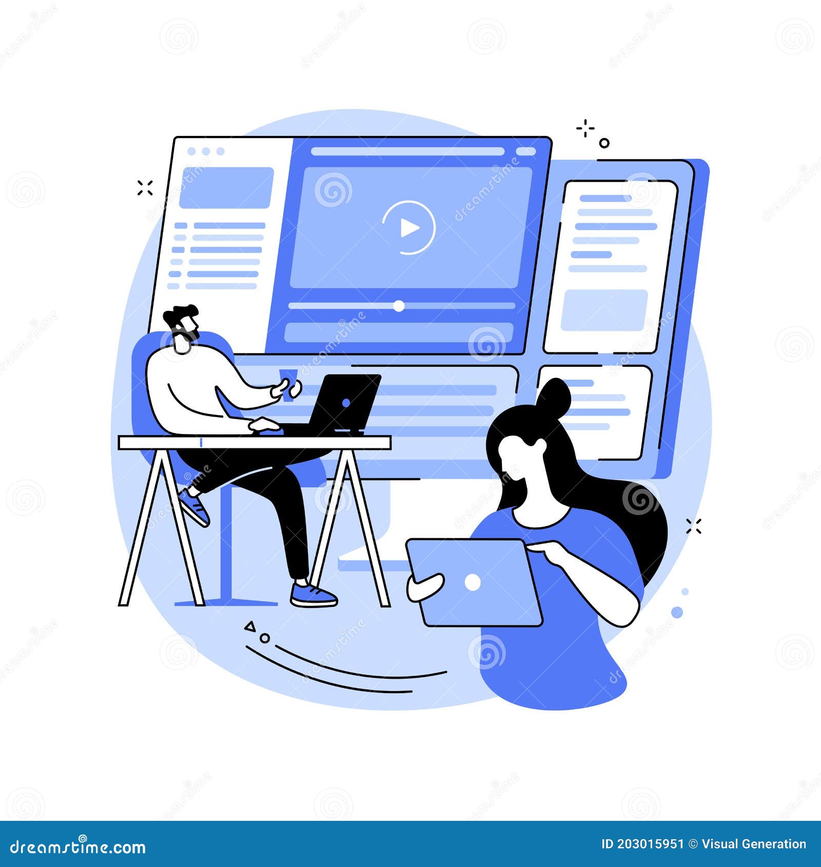 Packaged Software Abstract Concept Vector Illustration. Stock Vector ...