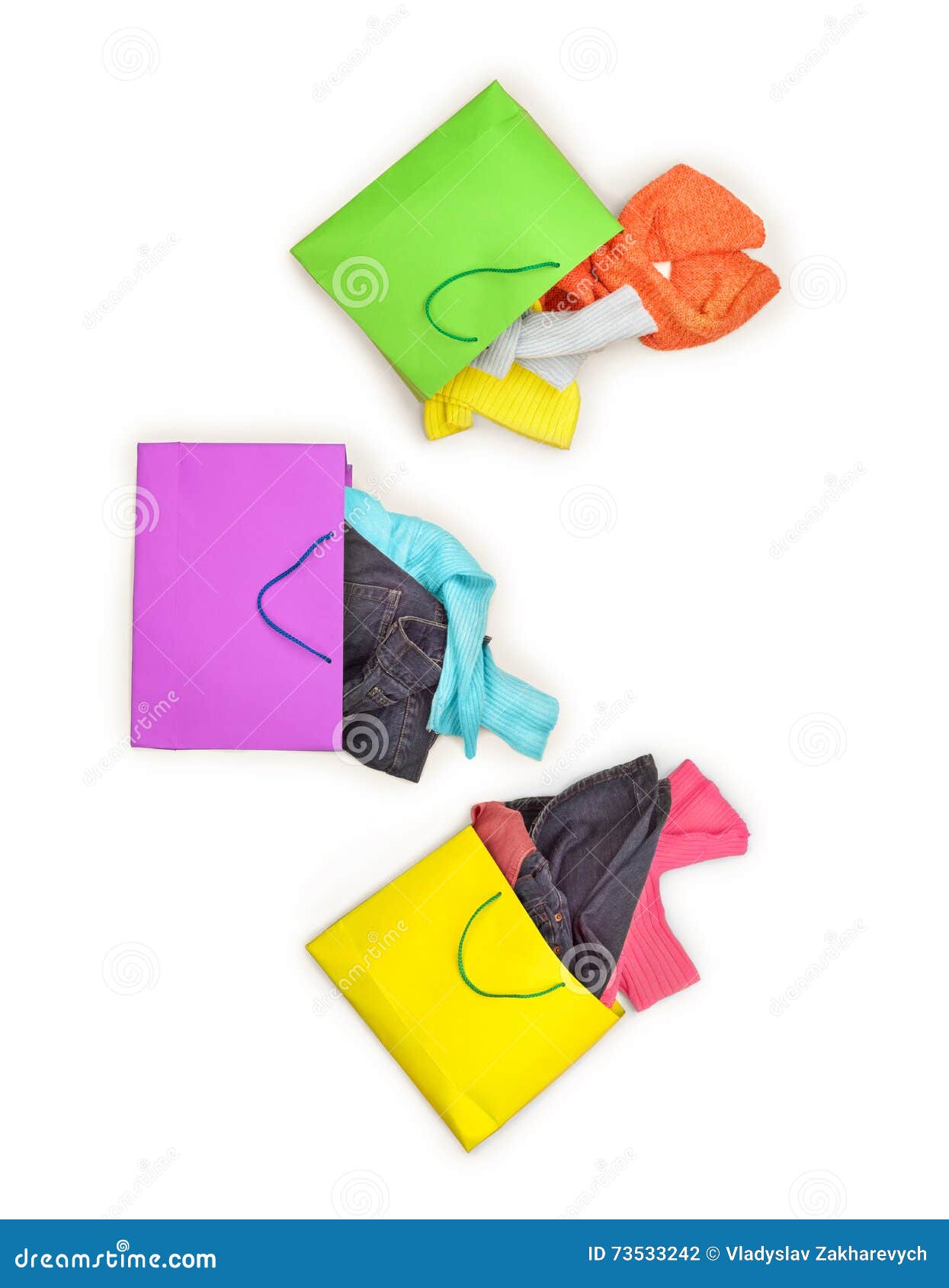 Packages with clothing stock photo. Image of clothes - 73533242