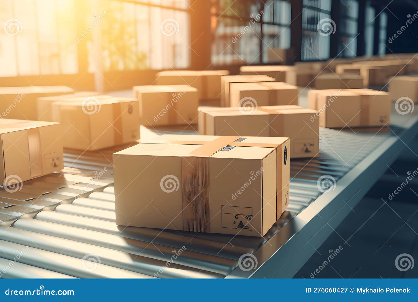 Packages Delivery, Packaging Service and Parcels, Cardboard Boxes on ...