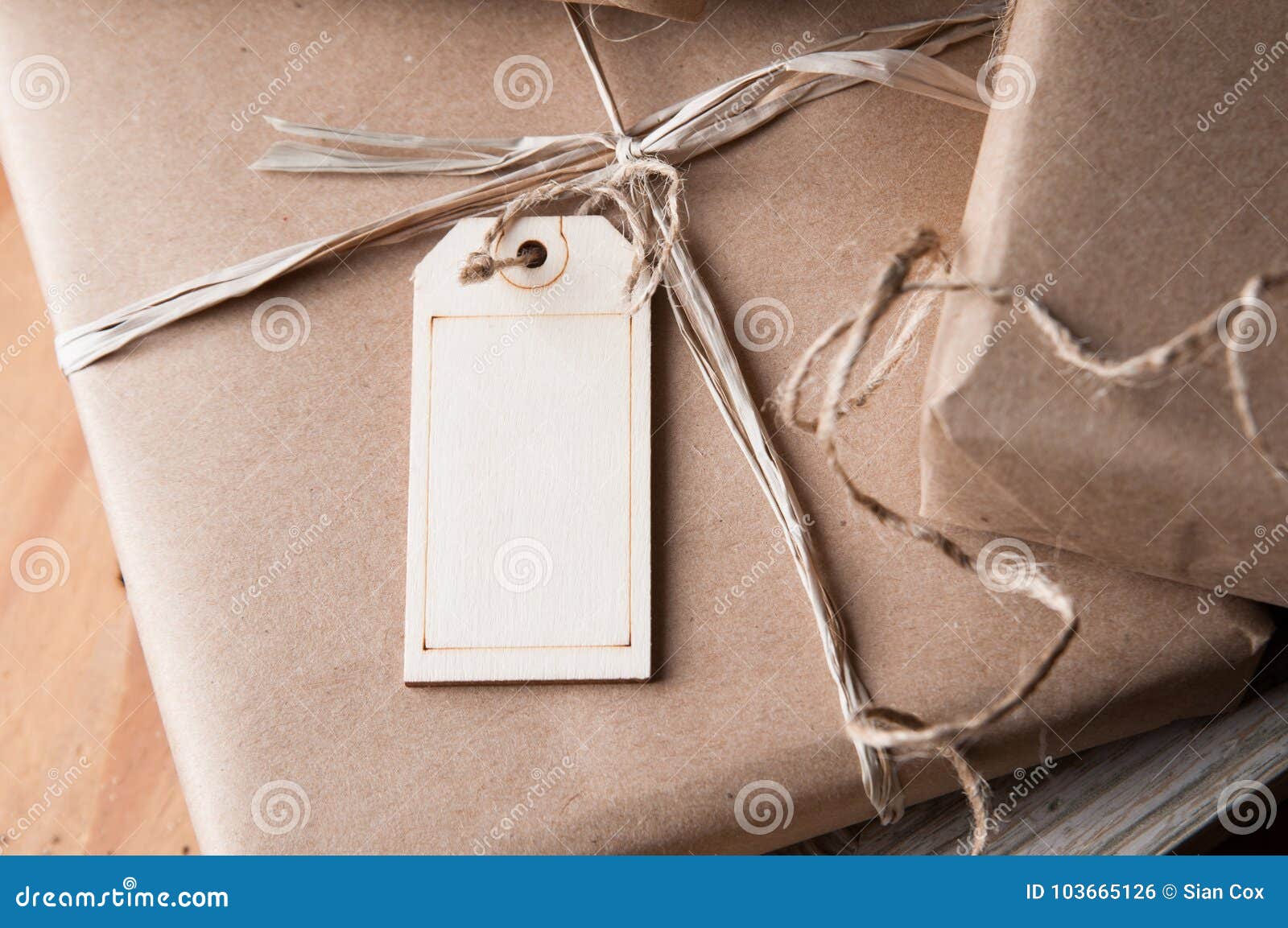 Brown Paper Packages Wrapped Up With String Stock Photo - Image of ...