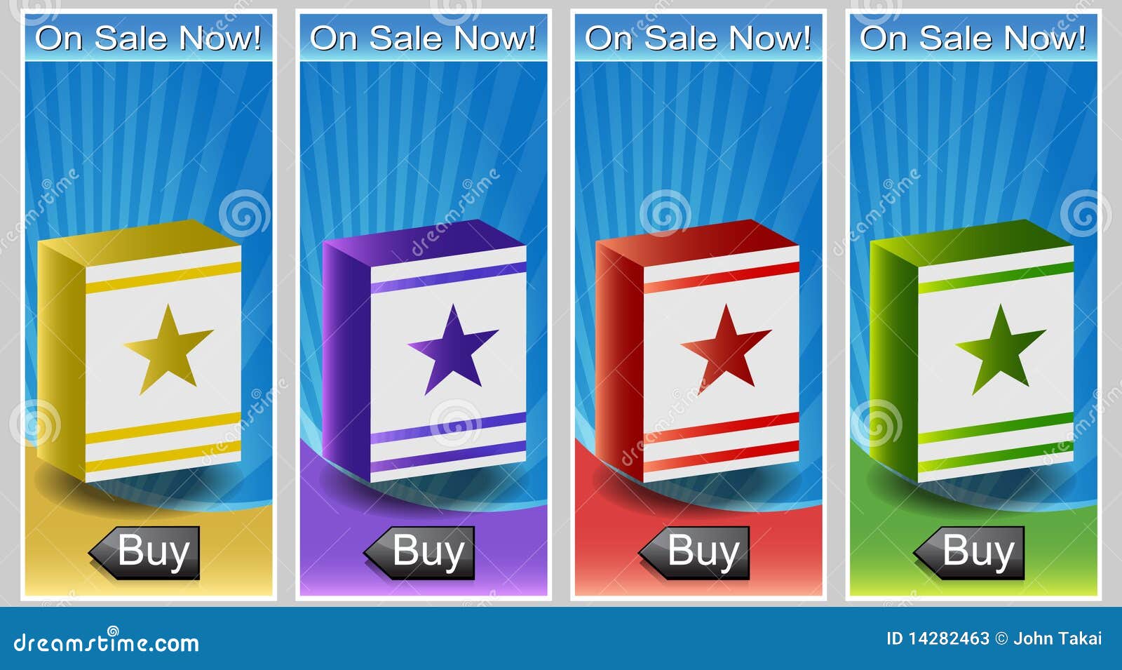 Packaging Banner Set stock vector. Illustration of shapes - 14282463