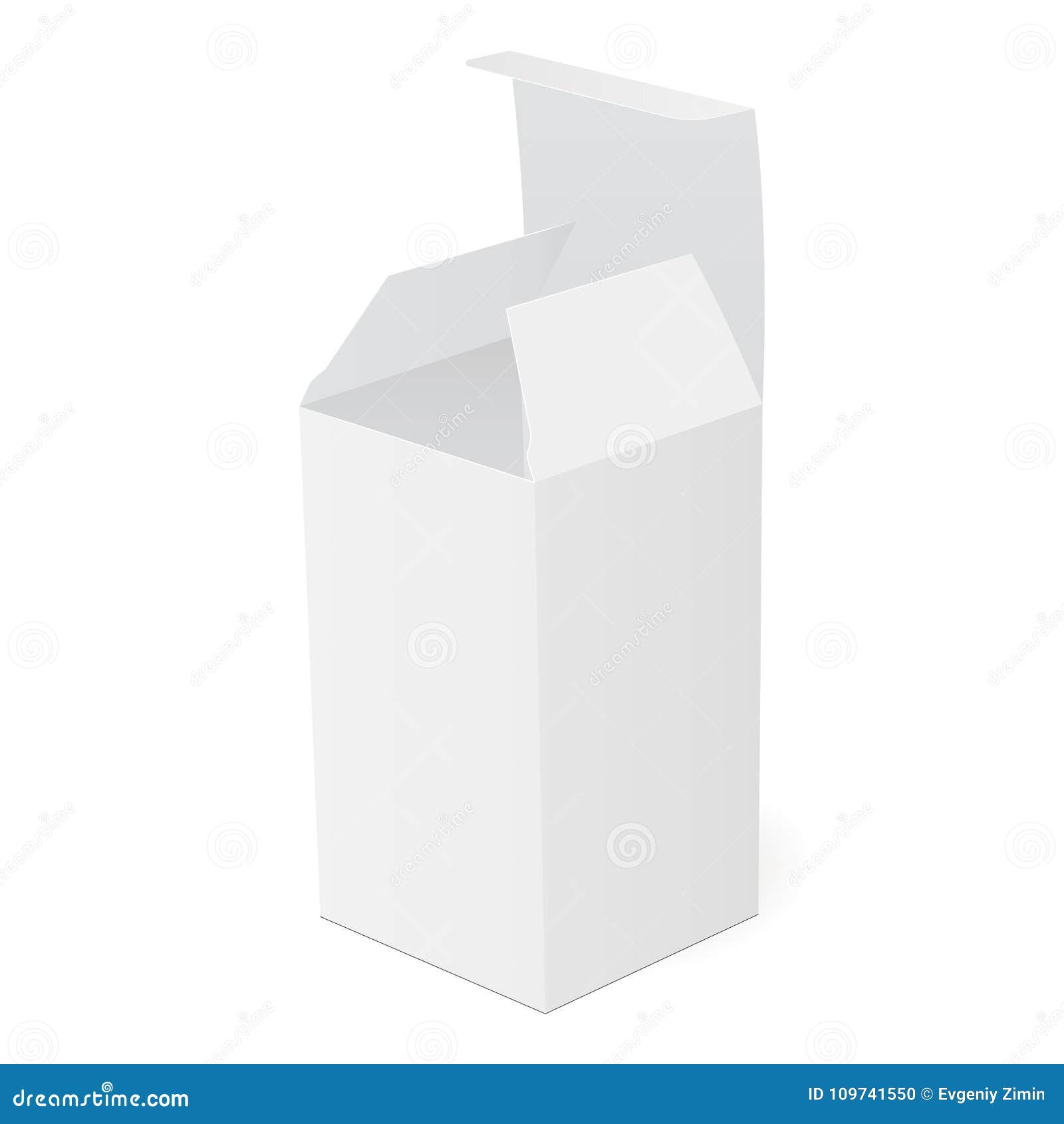 Packaging box for drug stock vector. Illustration of rectangle - 109741550