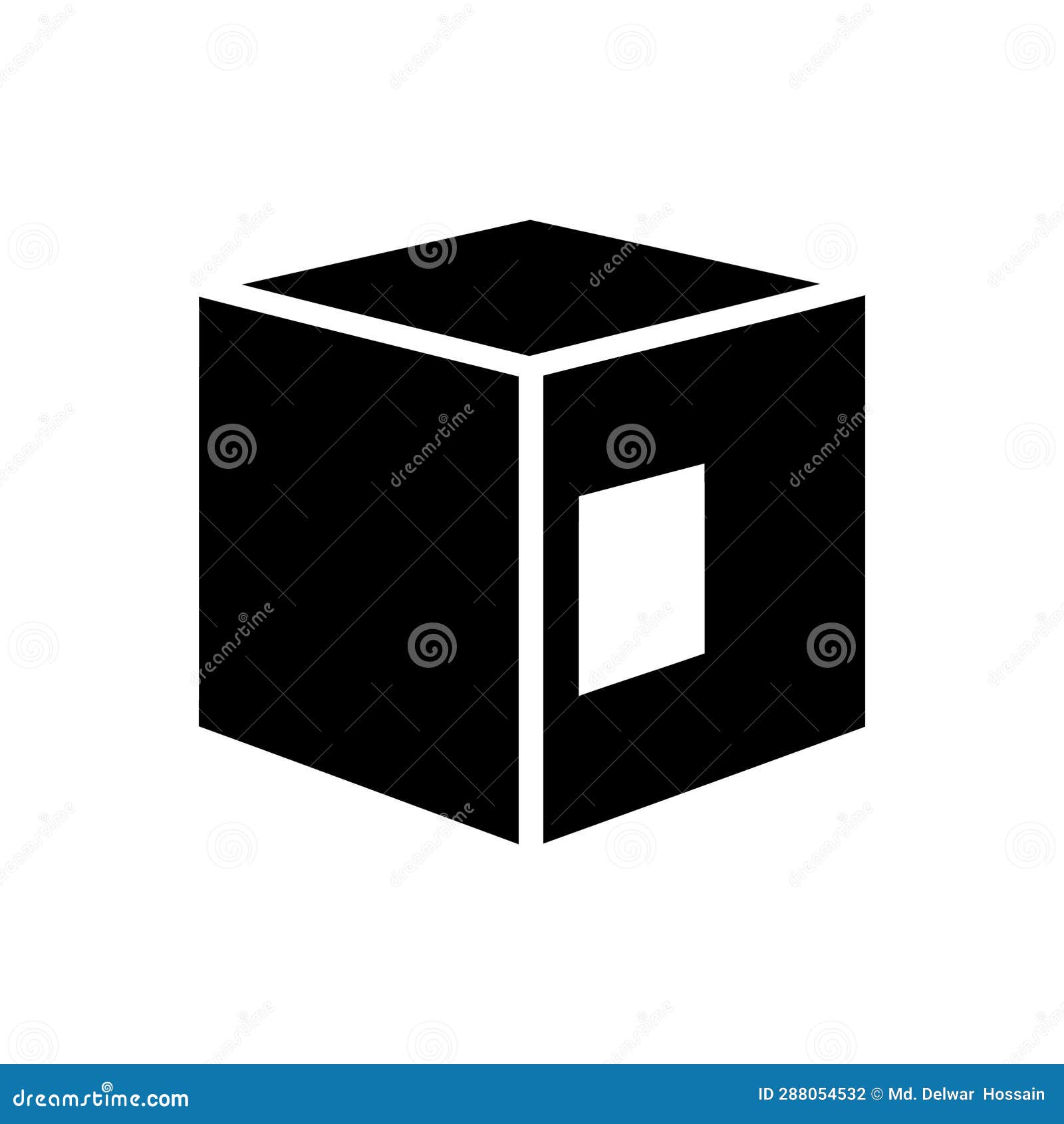 Packaging box icon stock vector. Illustration of retail - 288054532