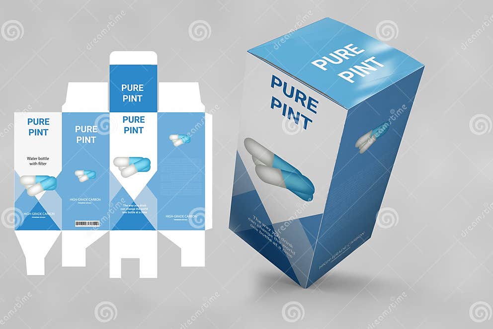 Packaging Box Template, Packaging Design Template. Stock Vector ...