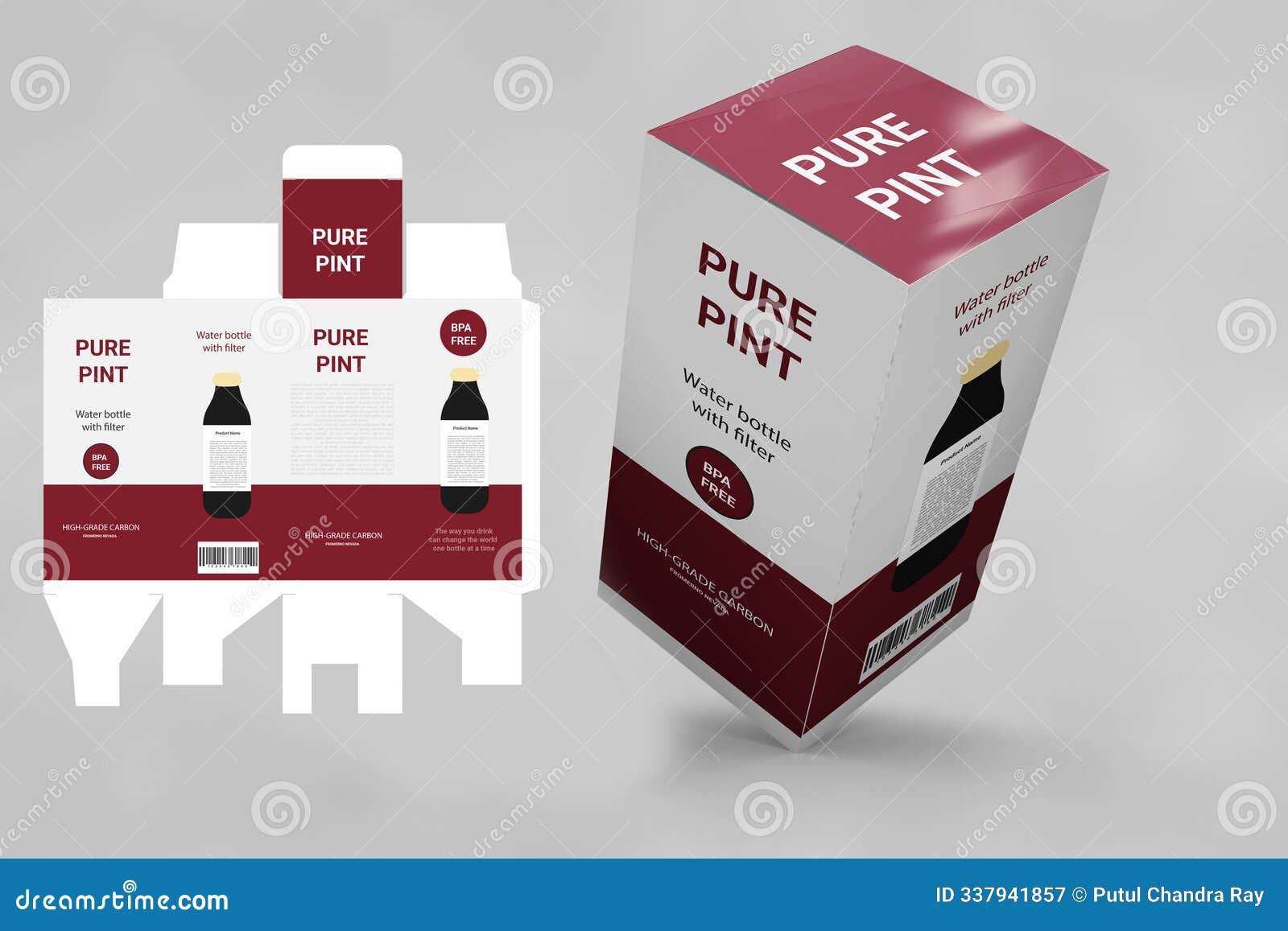 Packaging Box Template, Packaging Design Template. Stock Vector ...