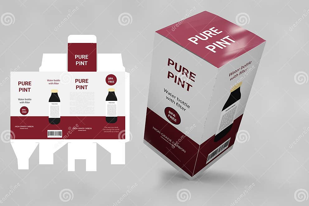 Packaging Box Template, Packaging Design Template. Stock Vector ...