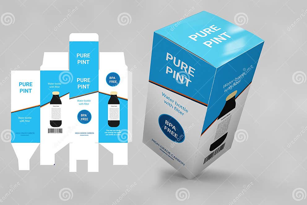 Packaging Box Template, Packaging Design Template. Stock Vector ...