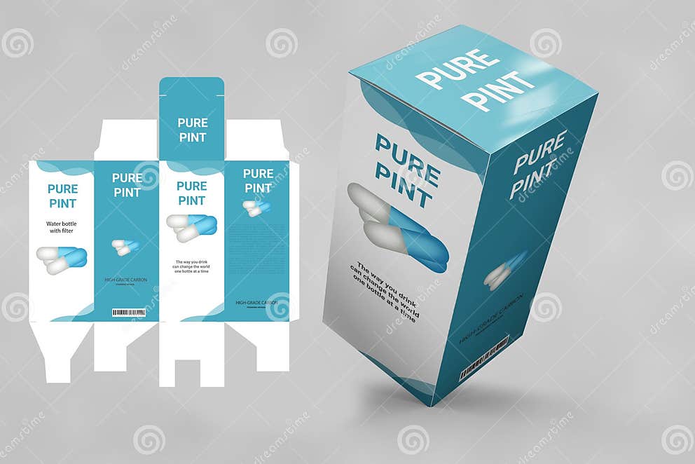 Packaging Box Template, Packaging Design Template. Stock Vector ...