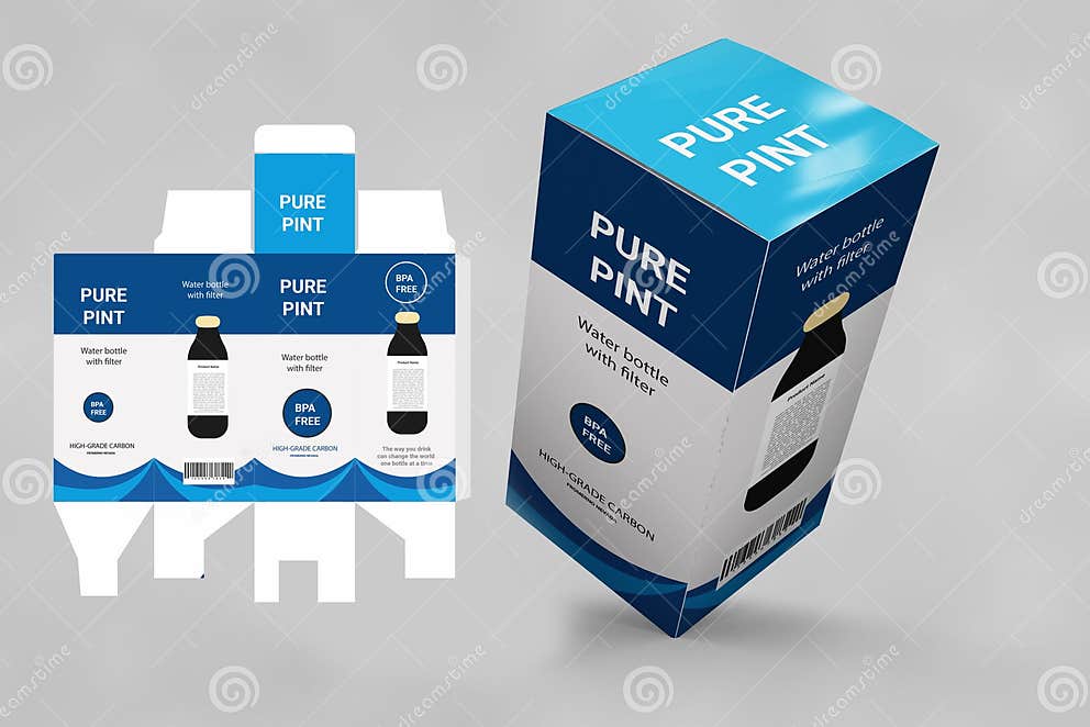 Packaging Box Template, Packaging Design Template. Stock Vector ...