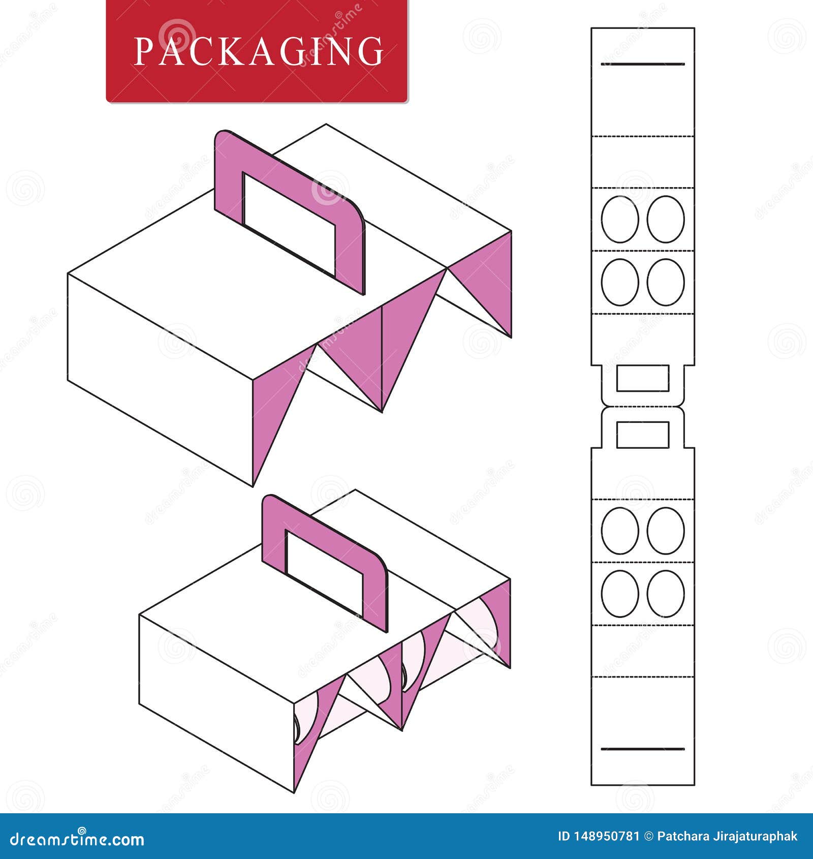 Packaging for Can Bottle.Isolated White Retail Mock Up.Vector ...