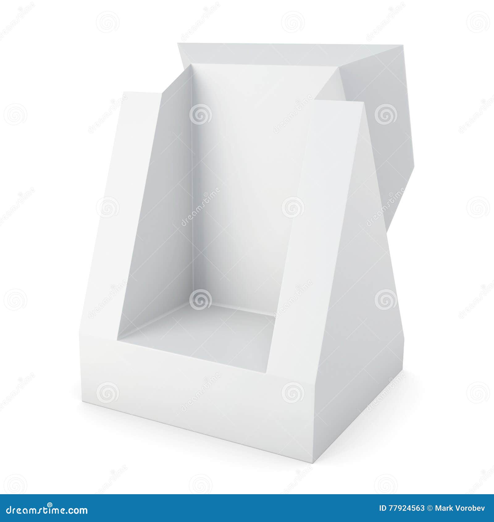 Packaging Carton Box. 3d Rendering Stock Illustration - Illustration of ...