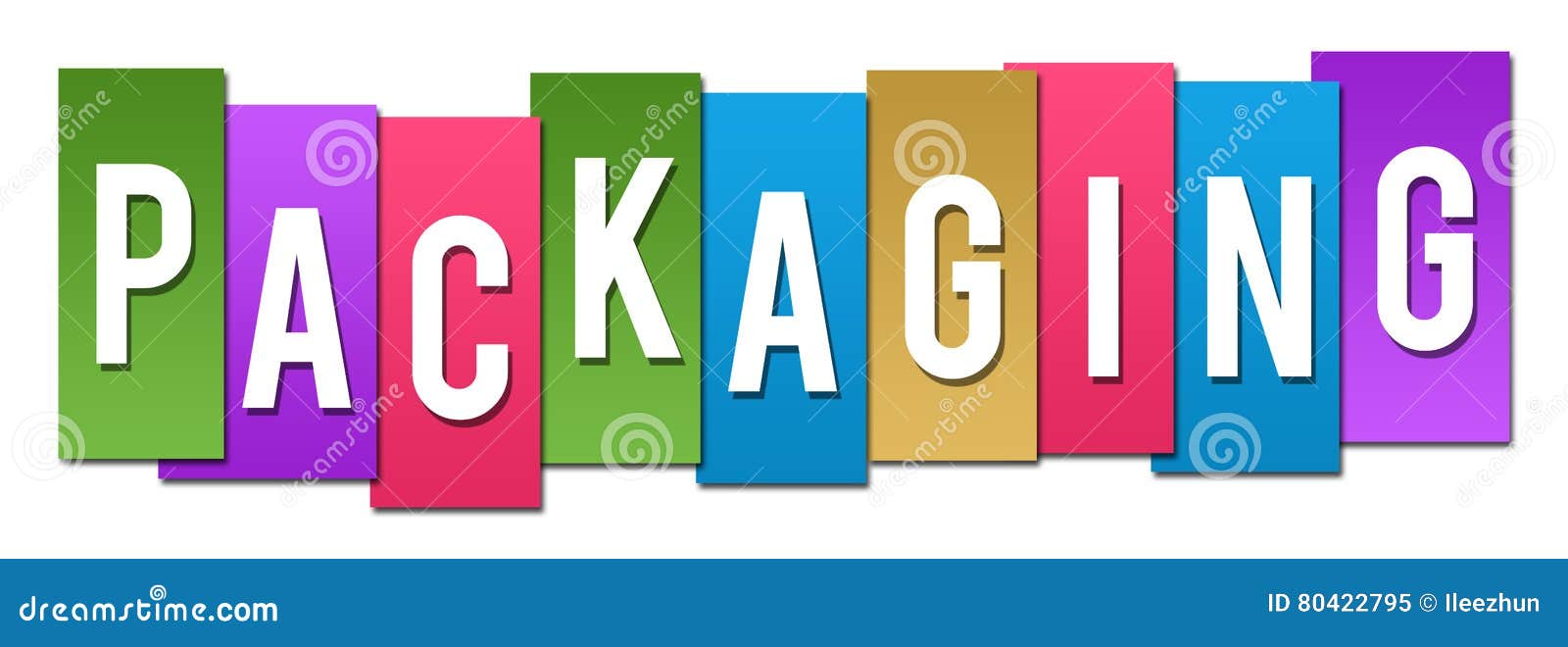 Packaging Colorful Stripes stock illustration. Illustration of ...