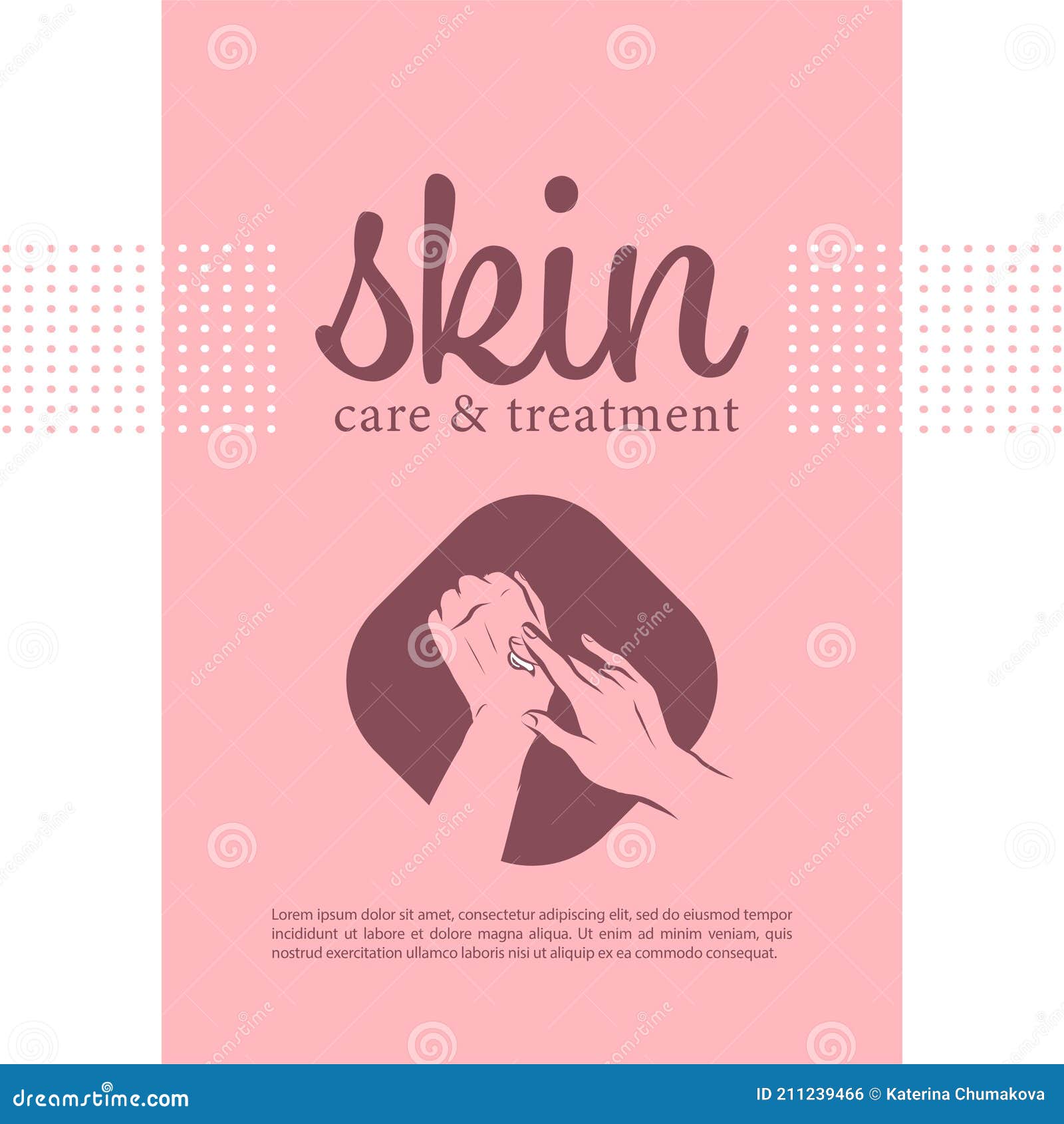 Packaging Concept Design with Hand Cream Emblem. Stock Vector ...