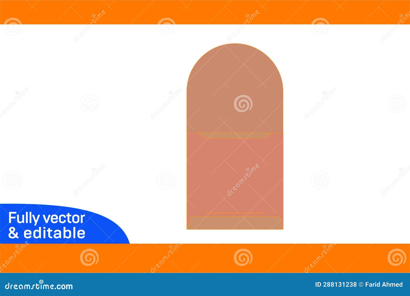 Packaging Custom Card Envelope Dieline Template and 3D Vector Envelope ...