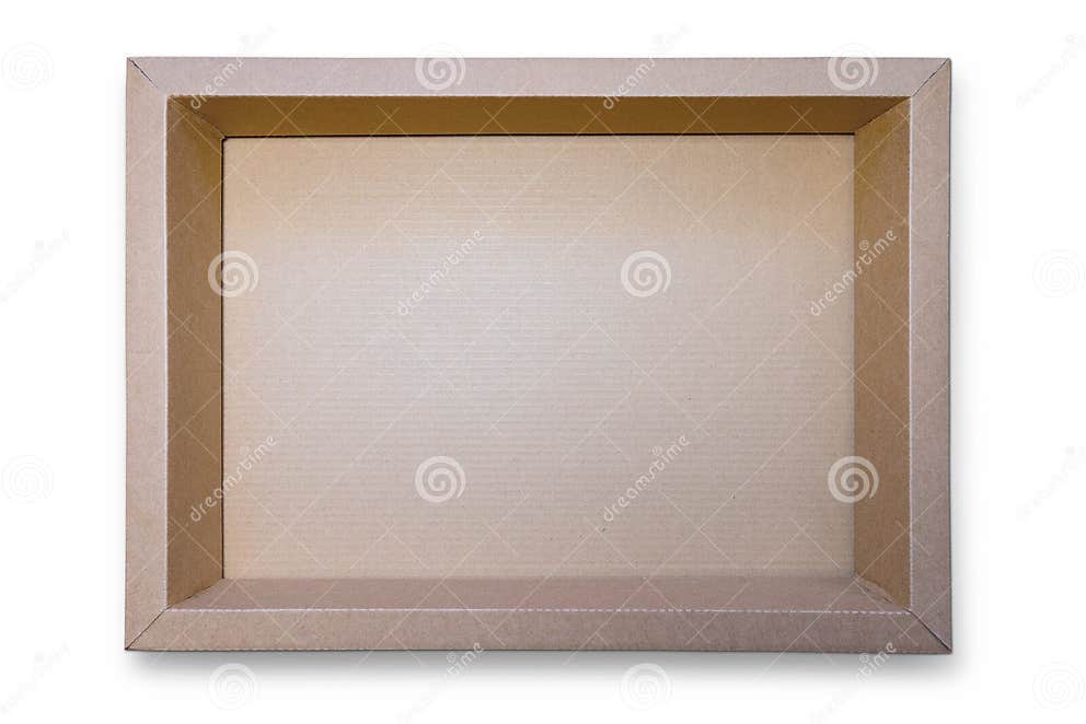 Packaging Delivery Box Close Up, Top View Stock Photo - Image of moving ...