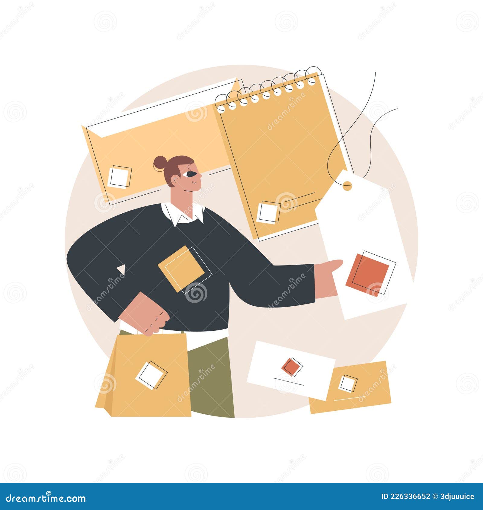 Packaging Design Abstract Concept Vector Illustration. Stock Vector ...