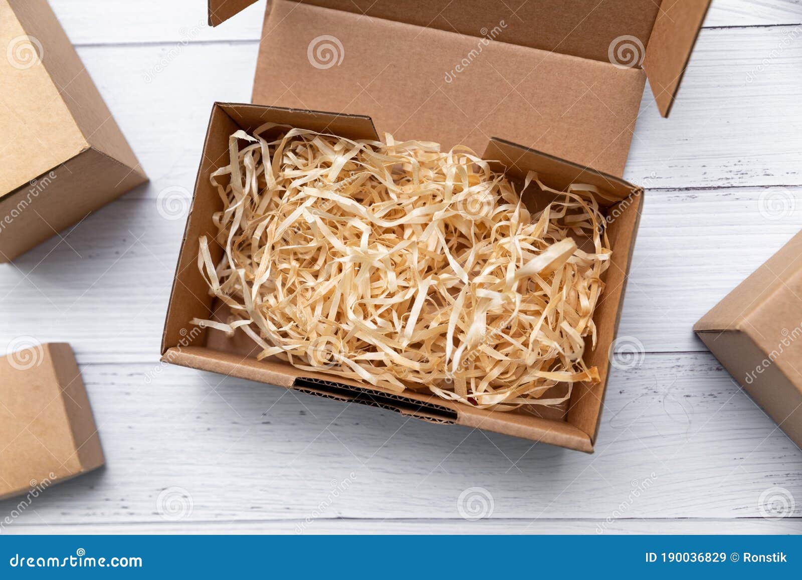 Packaging Box Design Idea From Cardboard Royalty-Free Stock Image ...
