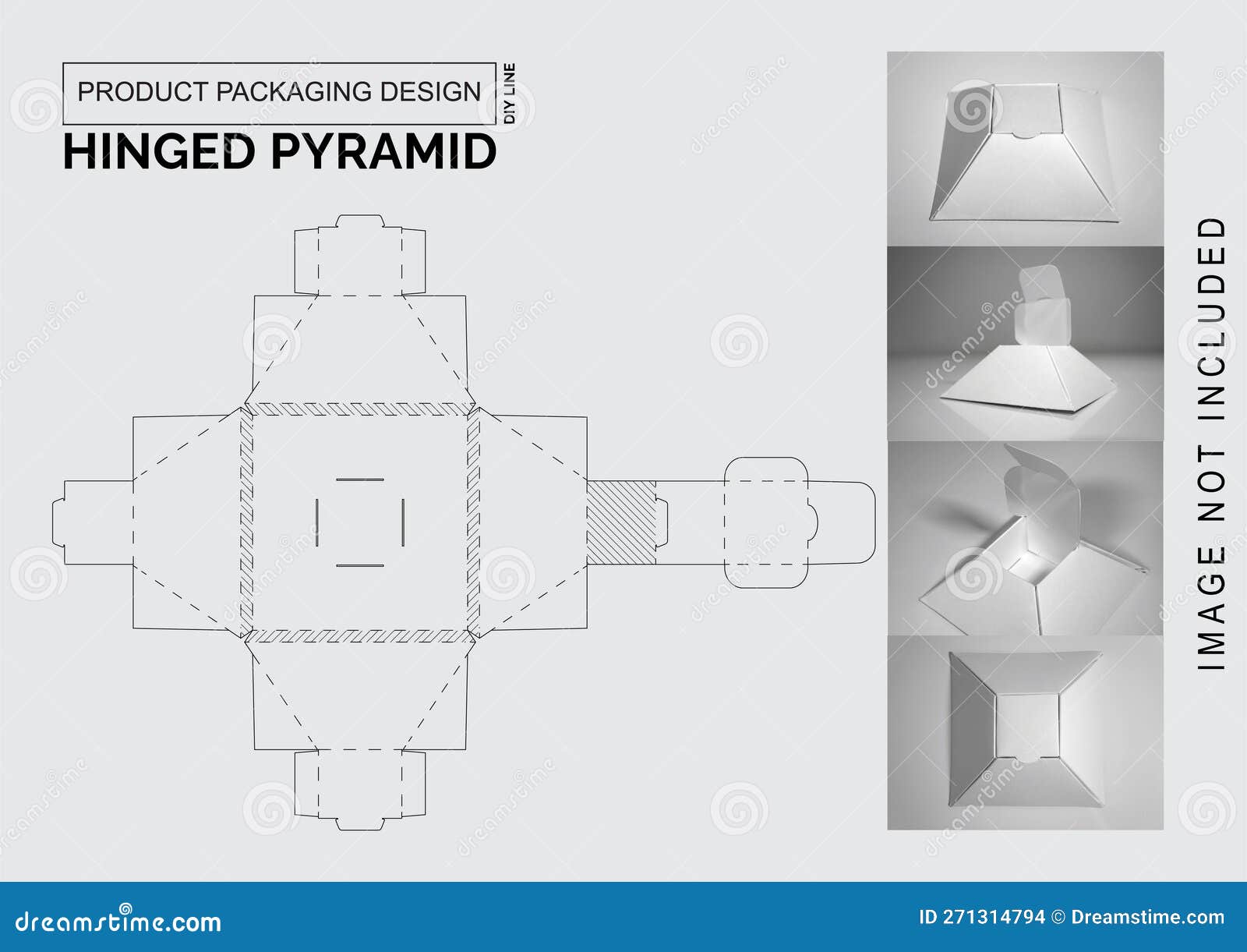 Product Packaging Design Template Stock Illustration - Illustration of ...