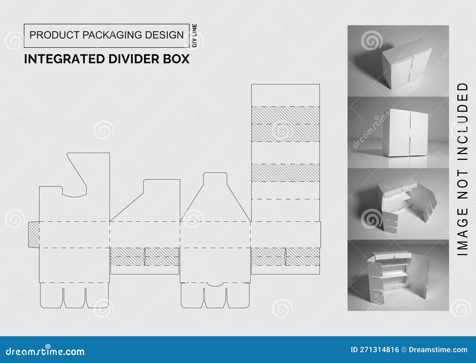 Product Packaging Design Template Stock Illustration - Illustration of ...