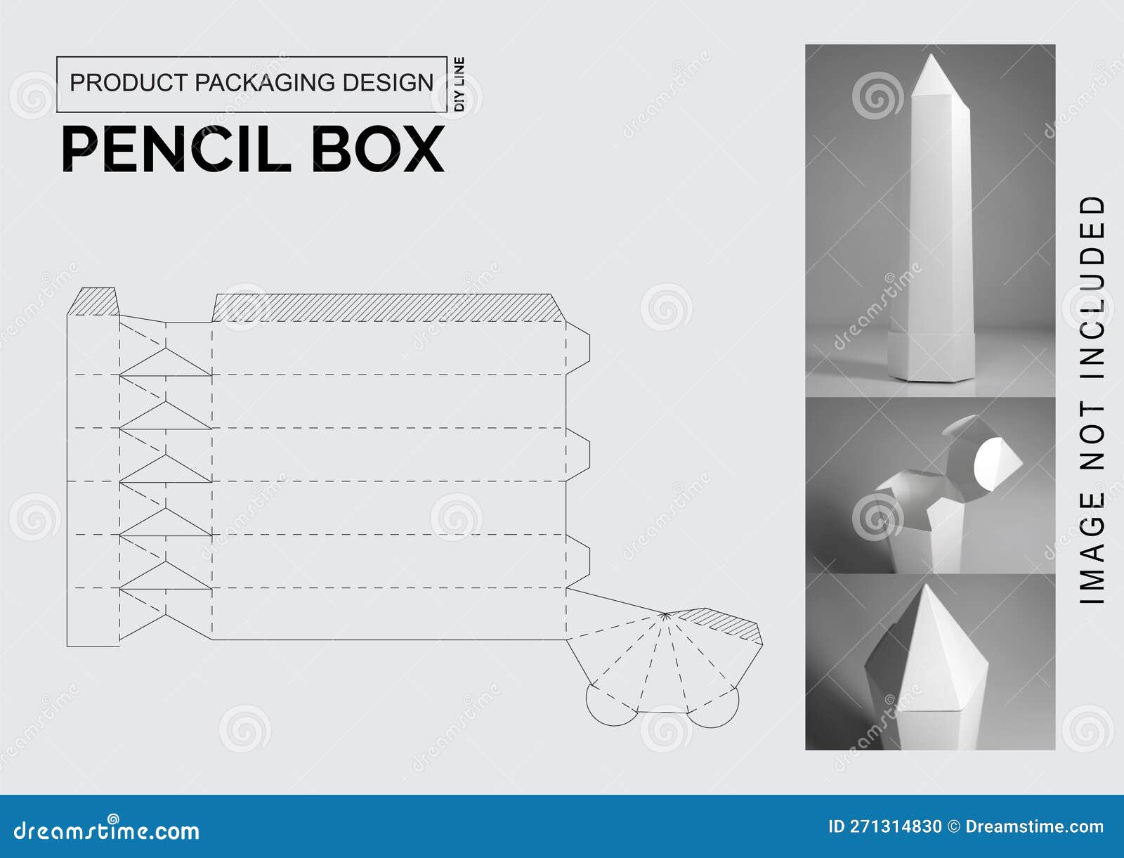 Product Packaging Design Template Stock Illustration - Illustration of ...