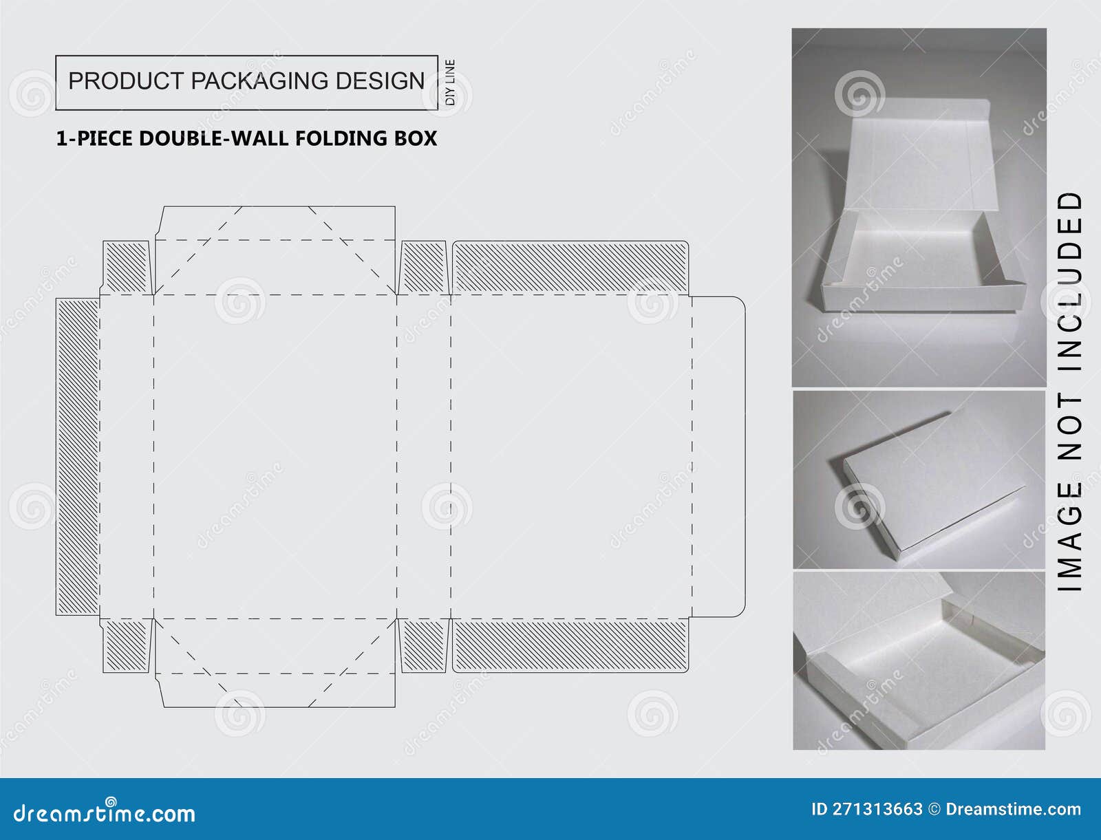 Product Packaging Design Template Stock Illustration - Illustration of ...