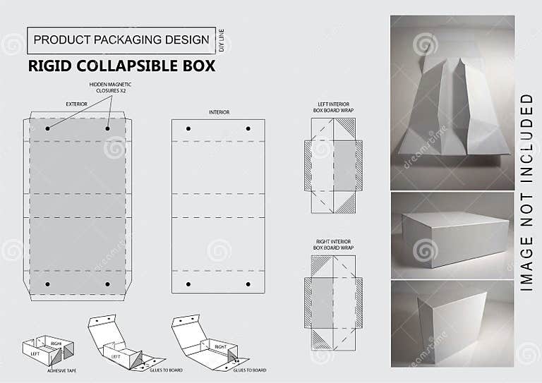 Product Packaging Design Template Stock Illustration - Illustration of ...