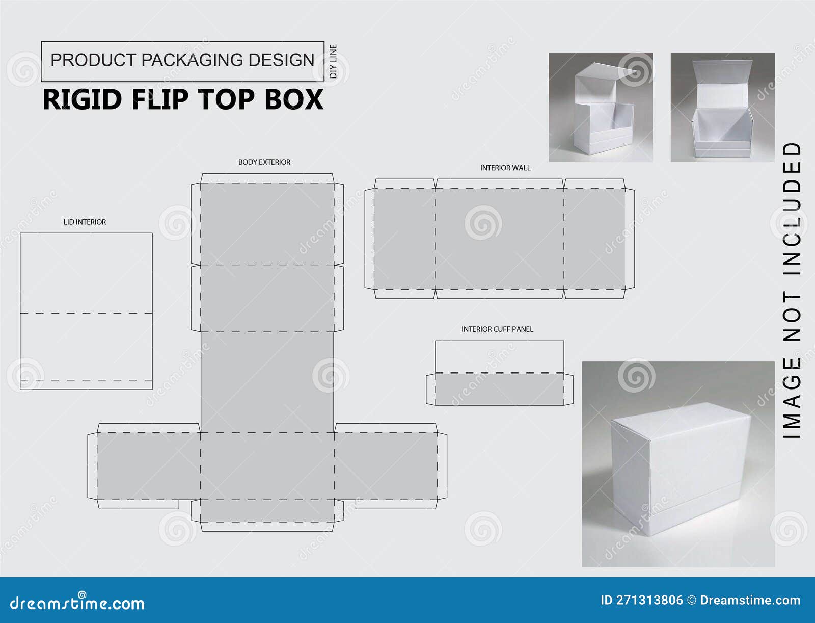 Product Packaging Design Template Stock Illustration - Illustration of ...
