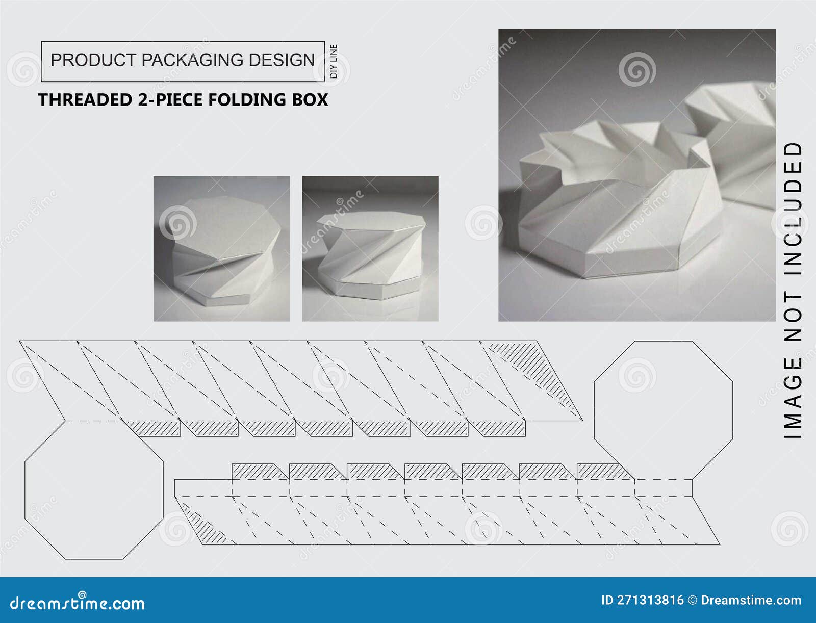 Product Packaging Design Template Stock Illustration - Illustration of ...