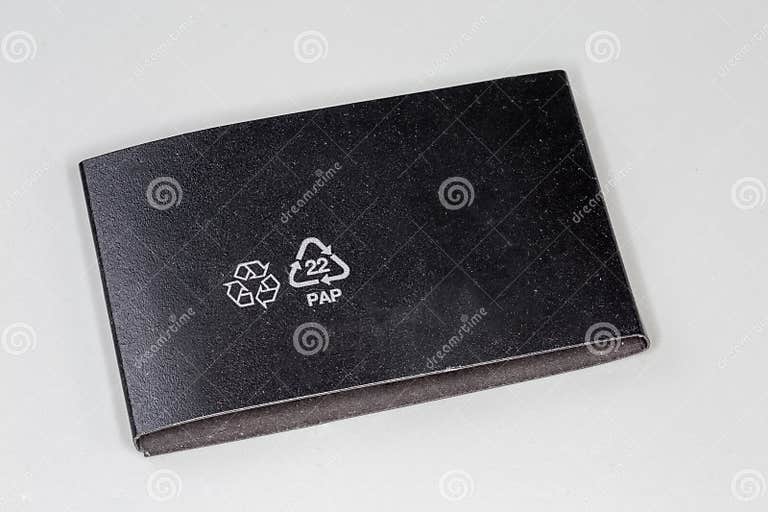 Packaging Element with Universal Recycling Symbols and Recycling ...