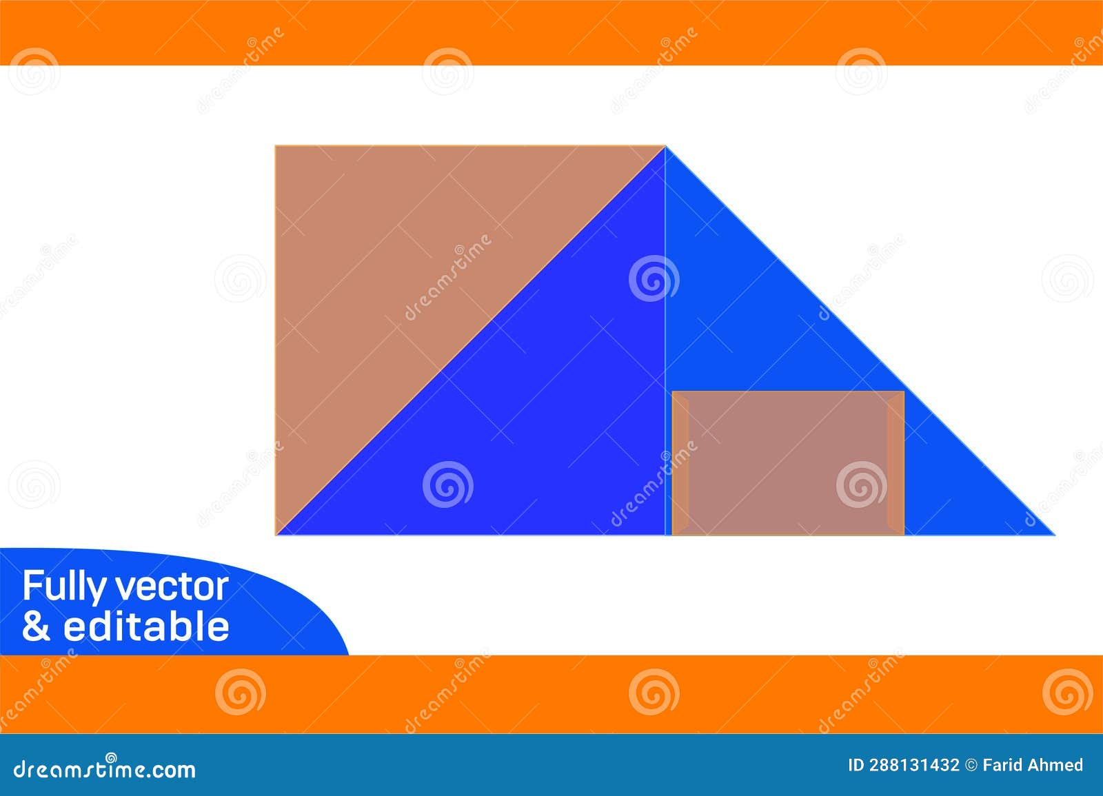 Packaging Envelope Die Line Template and 3D Envelope Design Editable ...