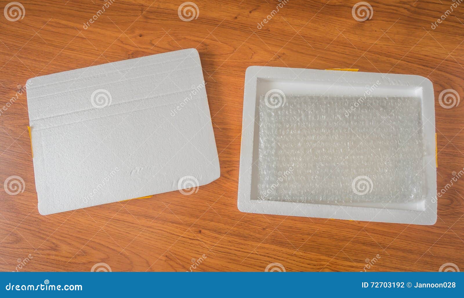 Packaging foam box . stock photo. Image of packaging - 72703192