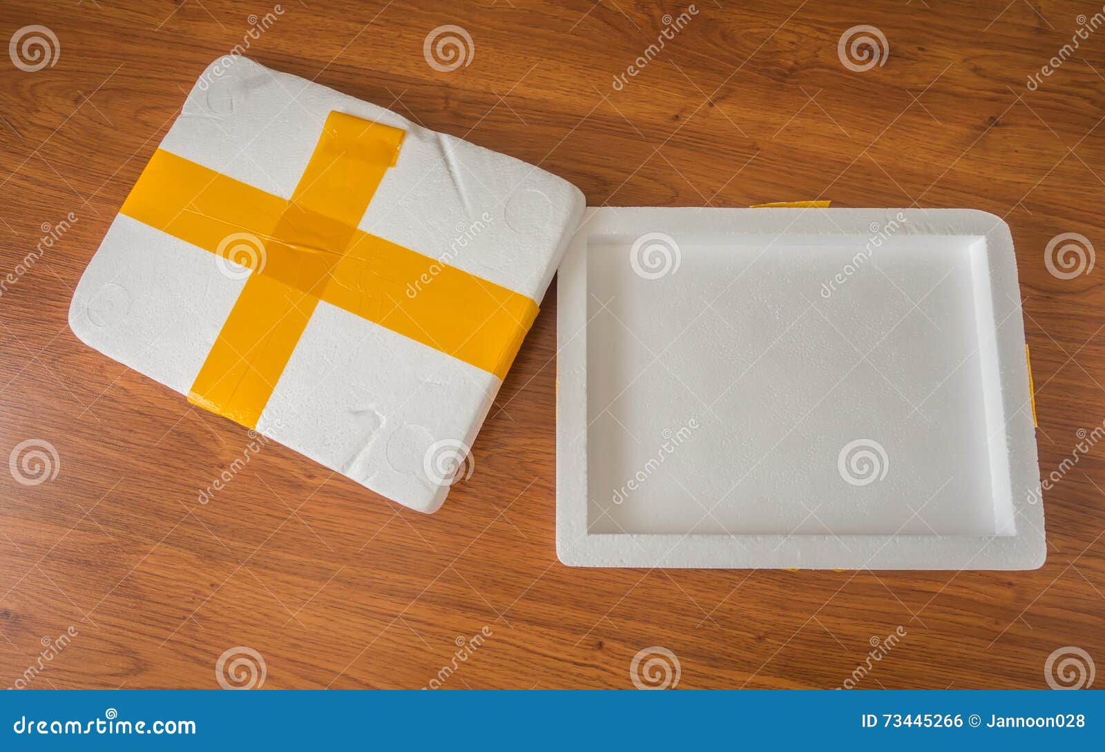 Packaging foam box . stock photo. Image of freight, marketing - 73445266