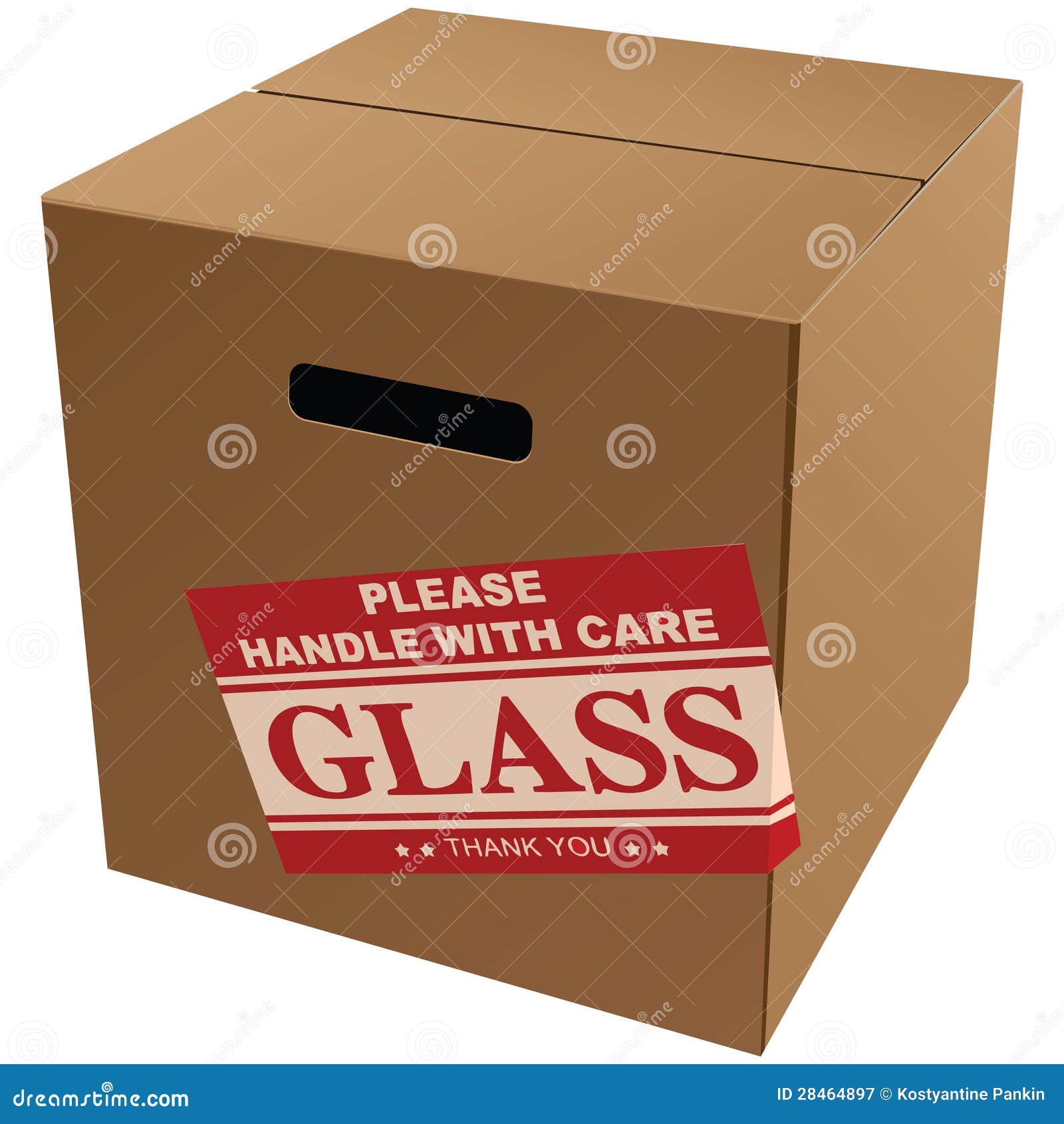 Packaging fragile items stock vector. Illustration of packaging - 28464897
